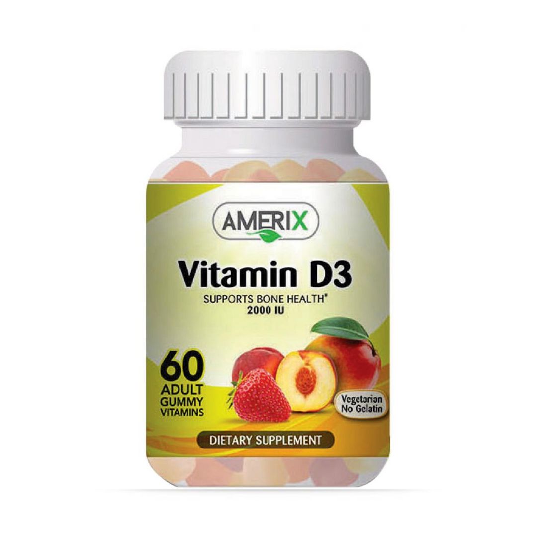 Vitamin D3 (2000 IU)- 60 Gummies - AMERIX – Healthana.co