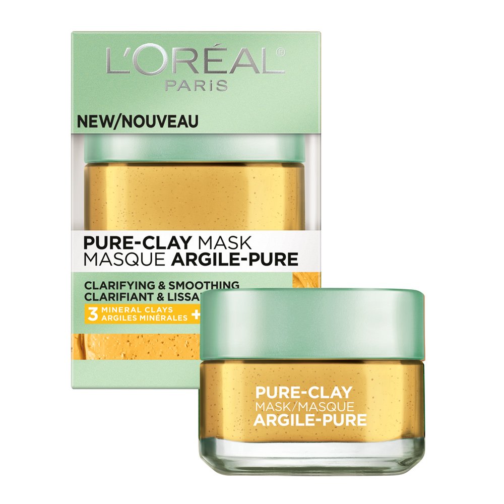 L'oreal Paris - Pure Clay Face Mask Bright - yuzu lemon - 50ml ...