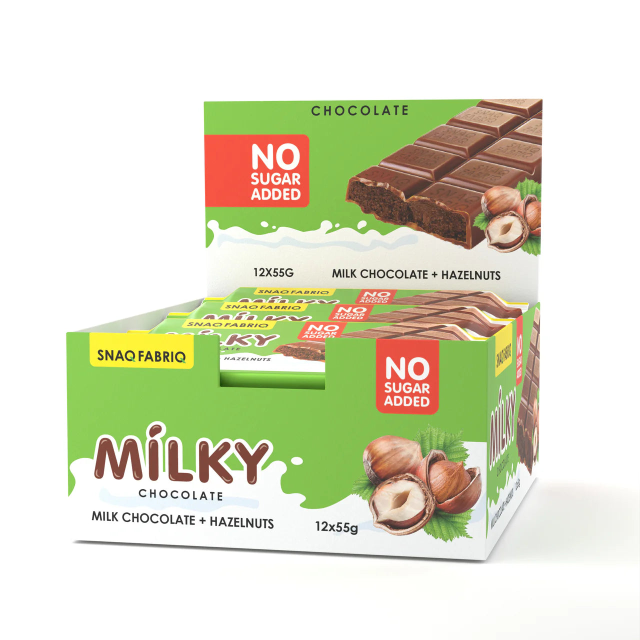 Milky Chocolate Bars With Filling 55g (2 Flavors) – Healthana.co