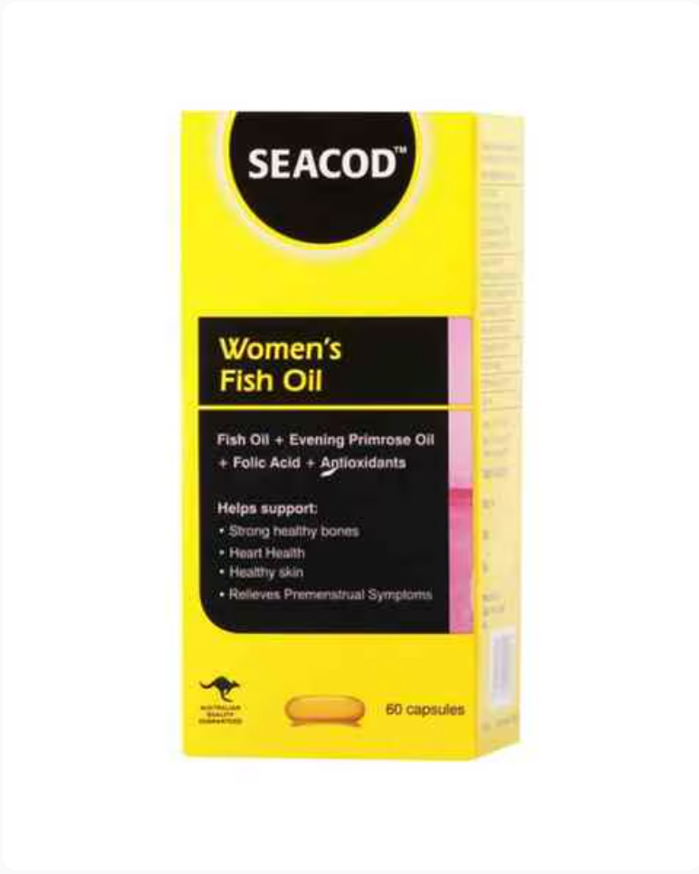 Seacod Women's Fish Oil 60 Capsules – Healthana.co