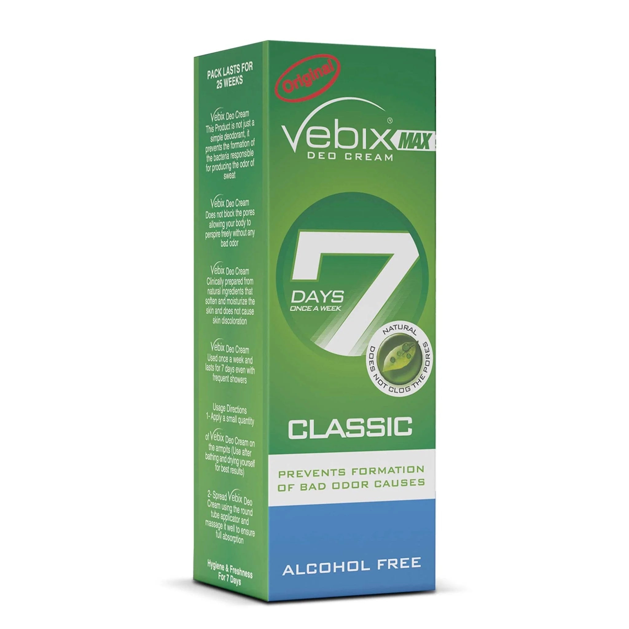 Vebix Max Deo Cream - Classic - 25 ml – Healthana.co